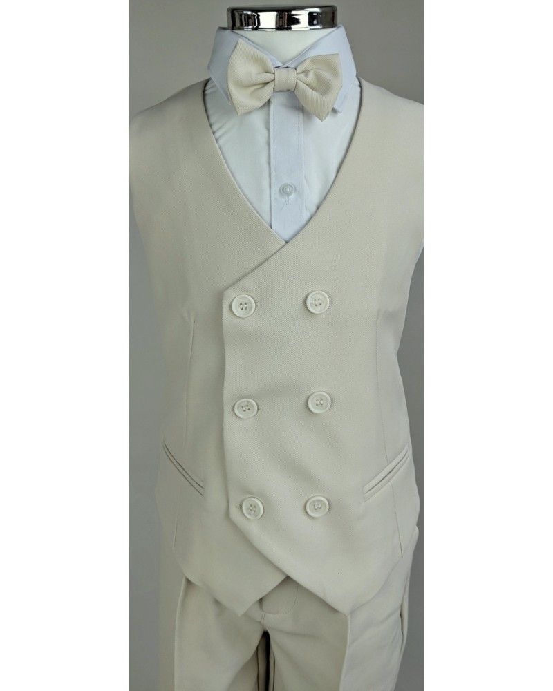 Costume Garçon Beige Clair Cérémonie – Mariage, Communion
