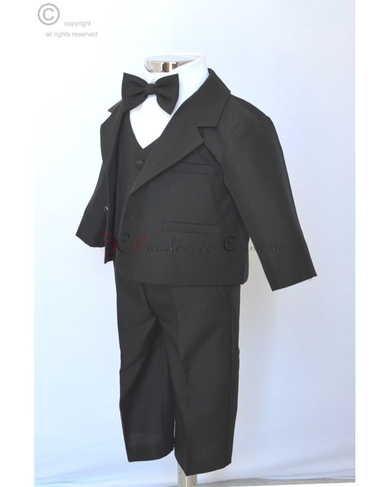 Costard pour bébé Brandon noir - Carrefour des Cérémonies