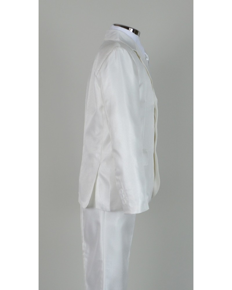 Costard Cérémonie Garçon Écru 5 Pièces - Élégance & Confort