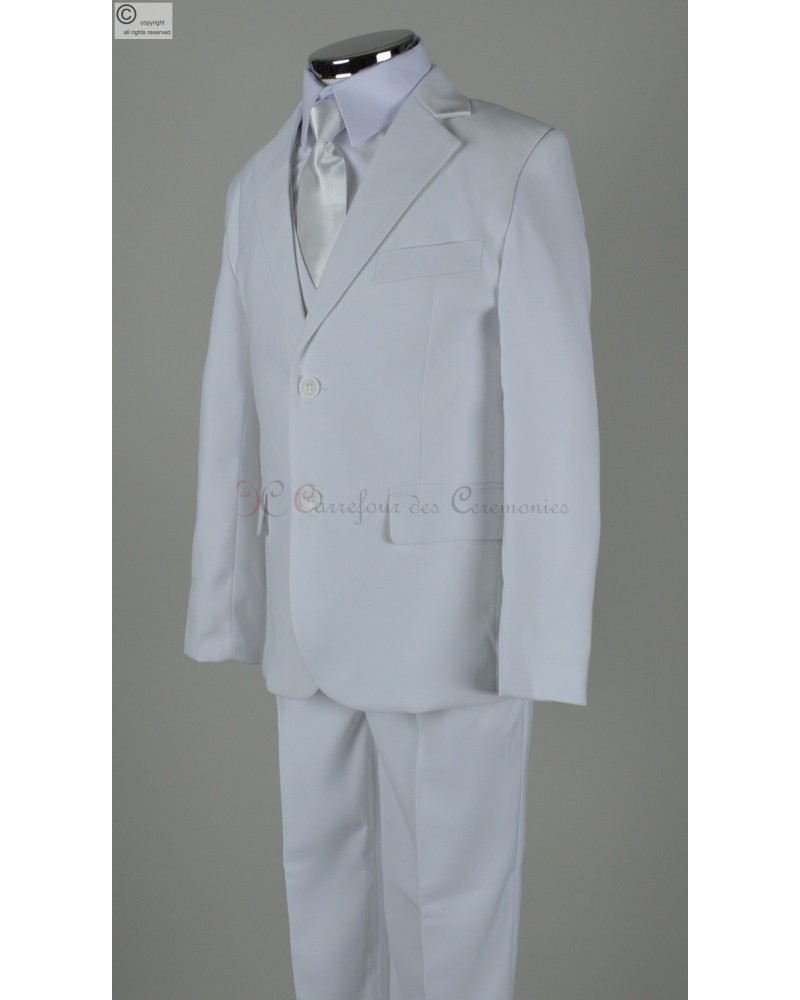 Costume Communion Blanc - Élégance Carrefour des Cérémonies