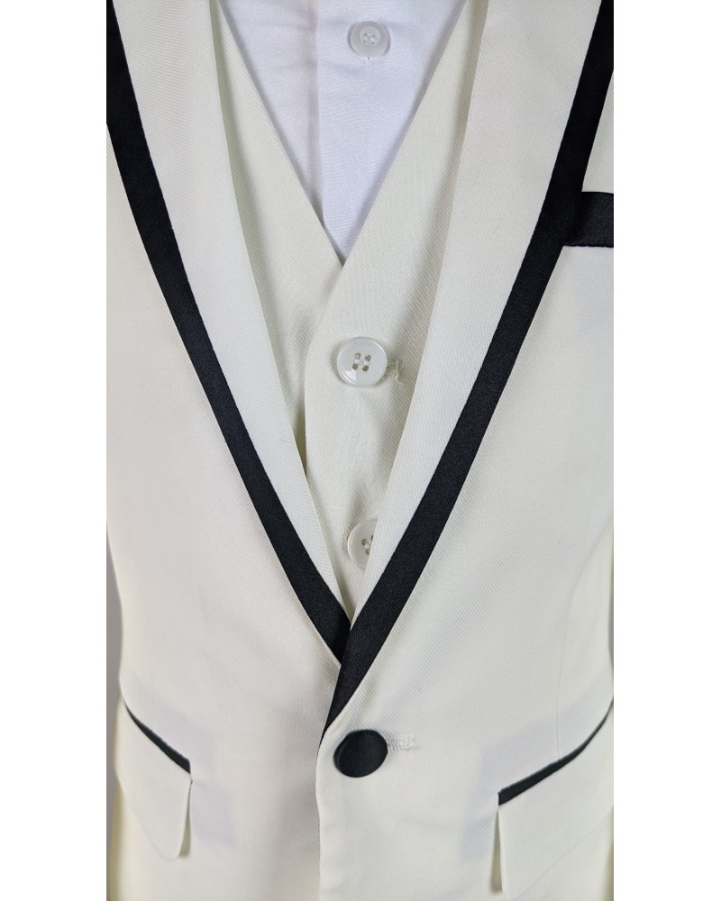 Costard Tendance Garçon écru - Confort Suprême