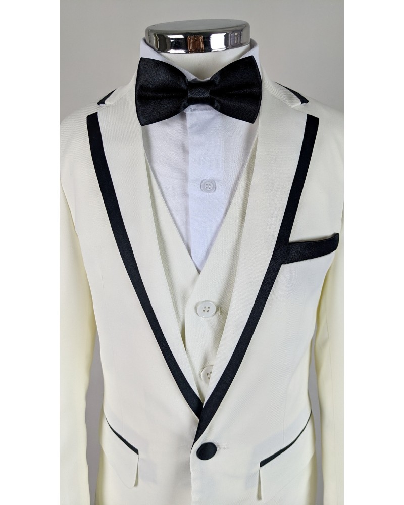 Costard Tendance Garçon écru - Confort Suprême