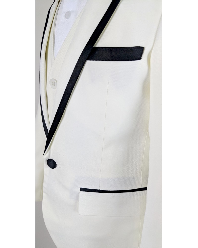 Costard Tendance Garçon écru - Confort Suprême