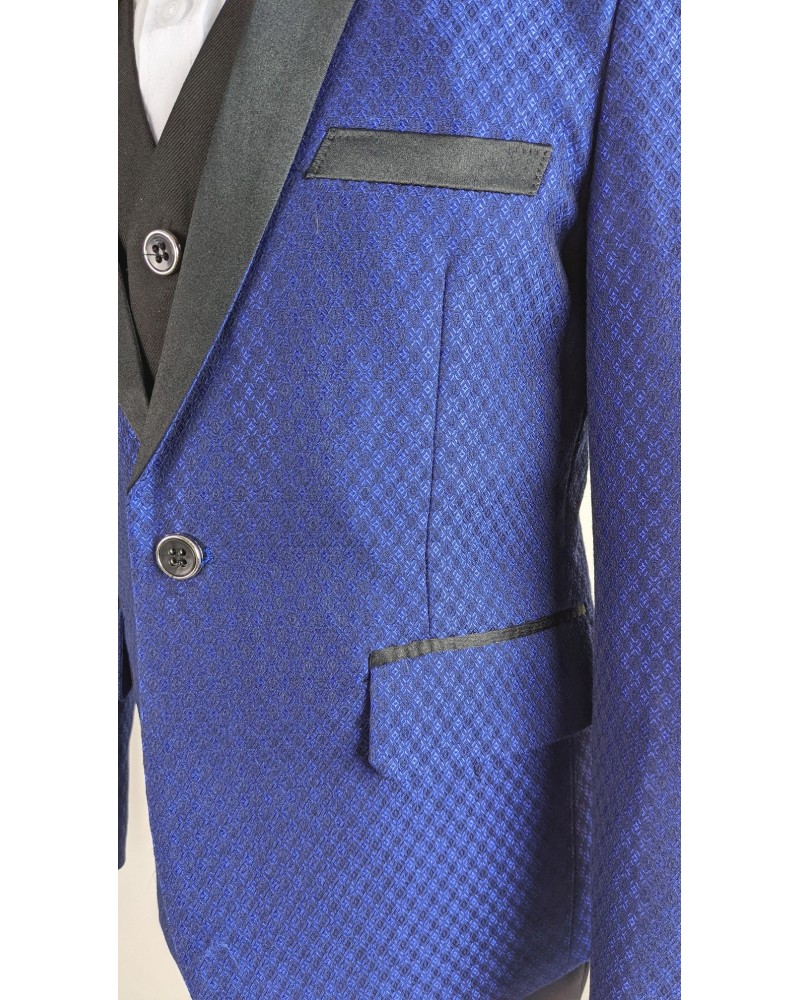 Costard garçon de mariage bleu royale - Carrefour Cérémonie