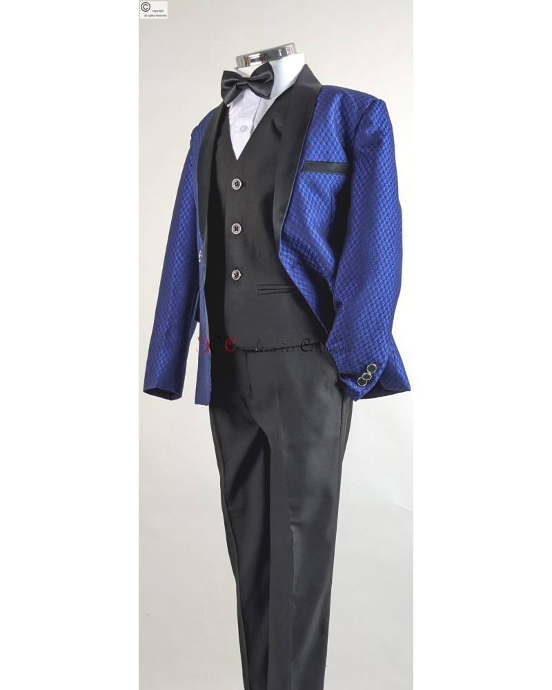 Costard garçon de mariage bleu royale - Carrefour Cérémonie
