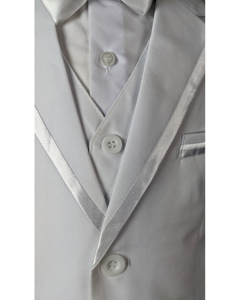 Tenue de communion blanc fashion pour garçon