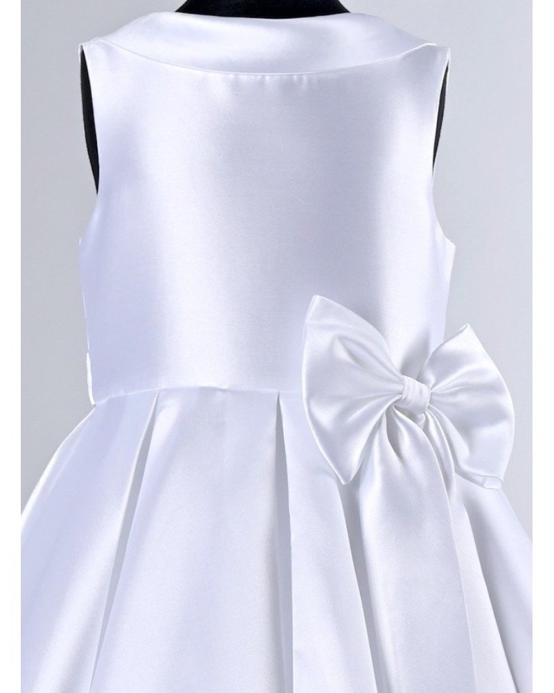 Robe communion blanche simple fille - Carrefour Cérémonie